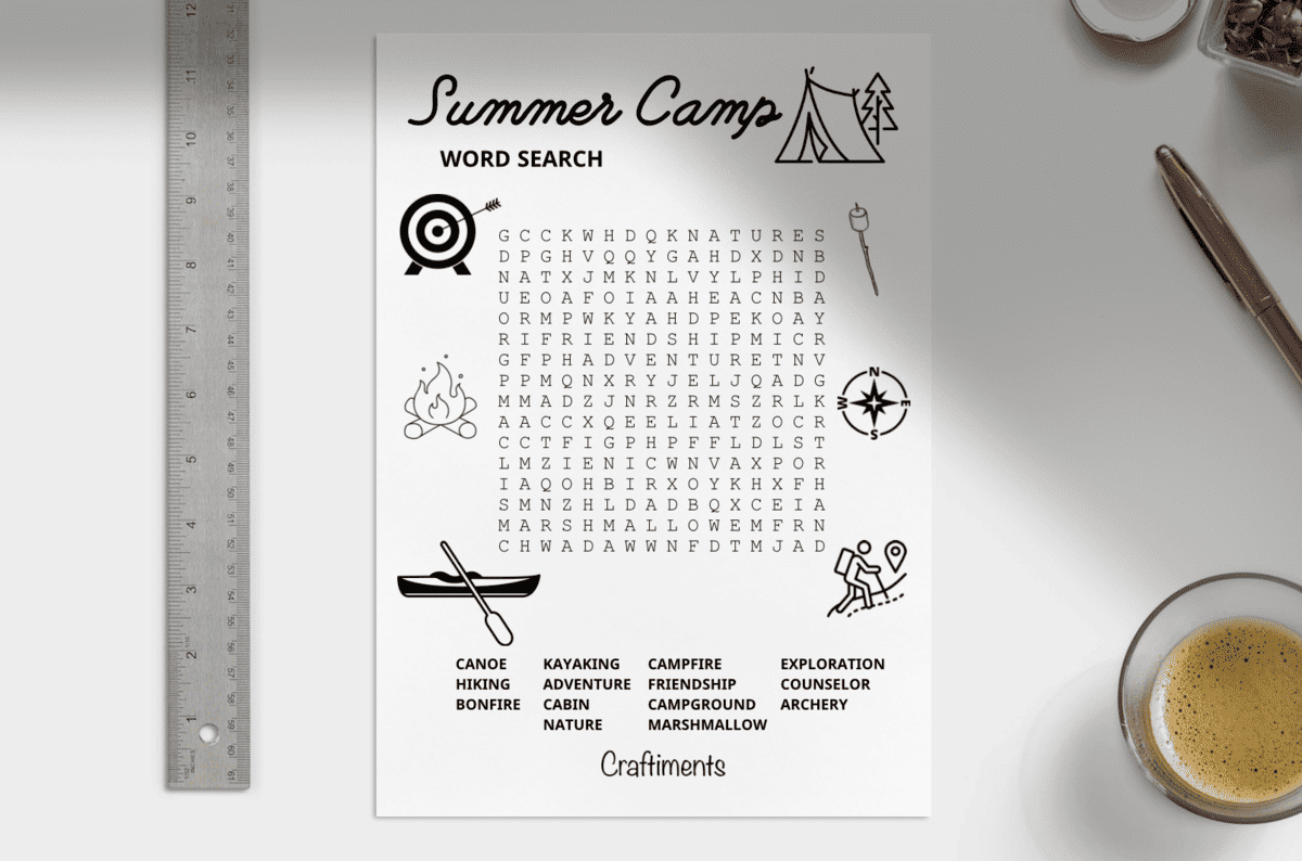 21 Free Printable PDF Summer Word Search Puzzles For Kids & Adults